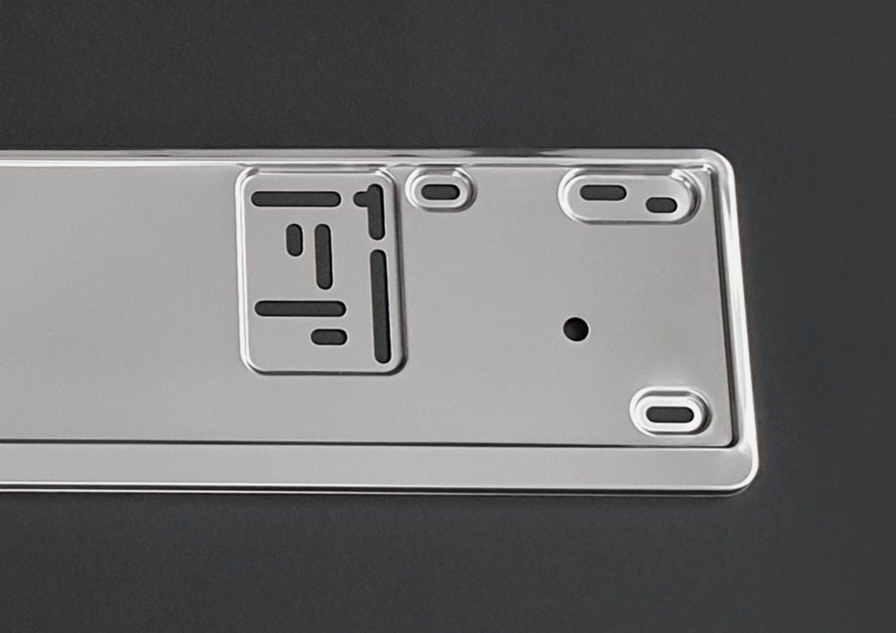 Series F Stainless Steel Car Plate Frames | Implas Sdn Bhd